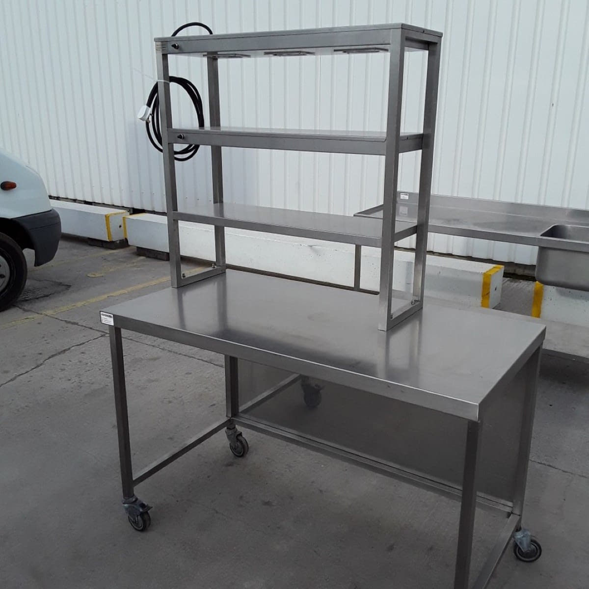 Used Heated Gantry Hot Lights Table (10319) - Bridgwater, Somerset ...